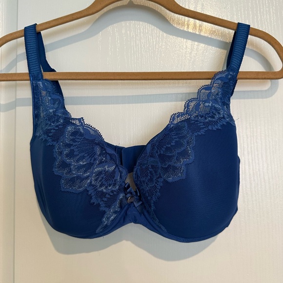 Chantelle | Intimates & Sleepwear | Chantelle Blue Lace Fullcoverage ...